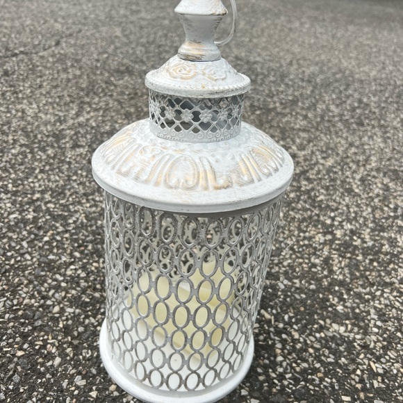 michaells | Accents | Vintageinspired White And Cream Lantern | Poshmark